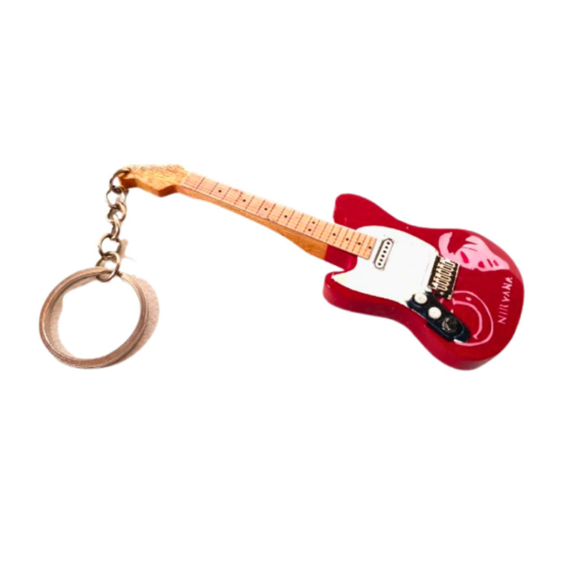 Дървен ключодържател китара Kurt Cobain Nirvana | Peep: Където се крият ...